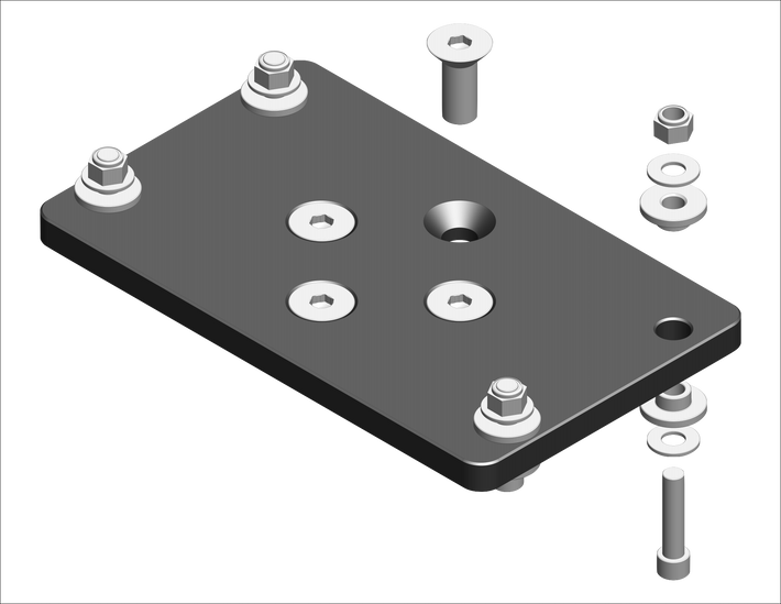 RHIB KIT - Universal Sonar Mount